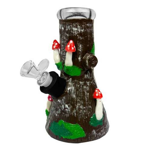 Bongo pipe High Fly (SI) - Fungi (w.20cm) | Headshop \ Bongs \ Glass ...