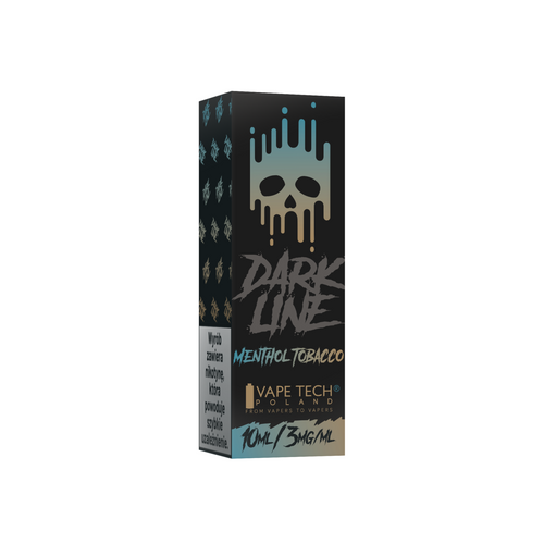Liquid Dark Line 10ml - Menthol Tobacco 3mg Tytoń || Mentol | E ...