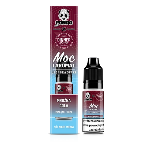 Liquid Panda x Dinner Salt 10ml - Mroźna Cola 20mg - Shishasklep.pl