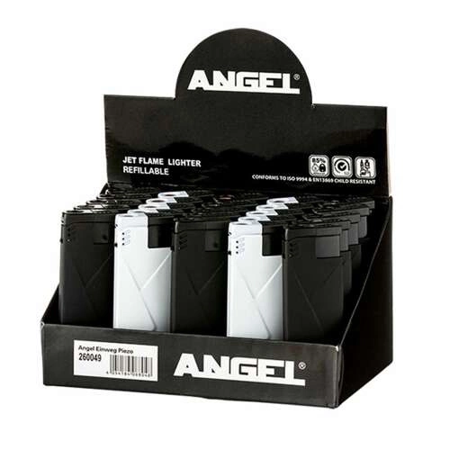 Lighter piezo - Angel Black&White | Tobacconist \ Lighters \ Angel ...