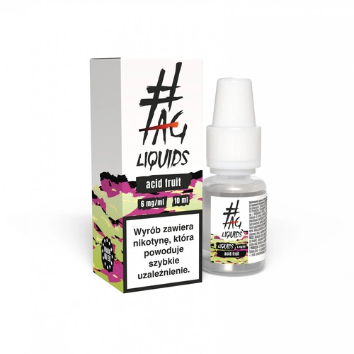 Liquid #TAG Classic 10ml - Acid Fruits 06mg - Shishasklep.pl