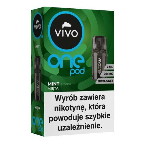 Wkład VIVO ONE POD 2ml - Mint 20mg - Shishasklep.pl