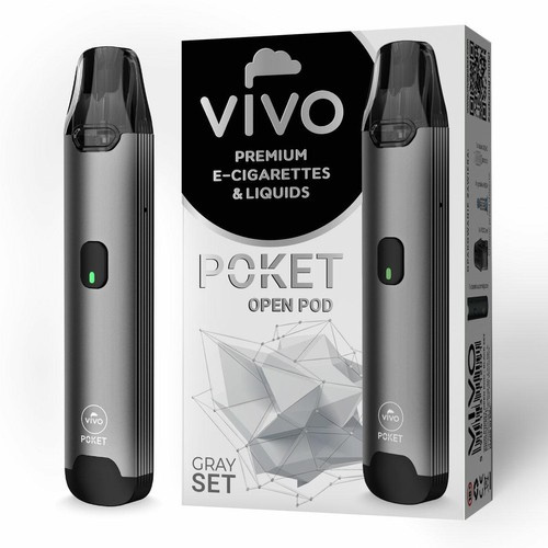 E-papieros VIVO POKET - OPEN POD (Grey) | Vape Shop (Вейп шоп) \ POD Система \ Vivo ...